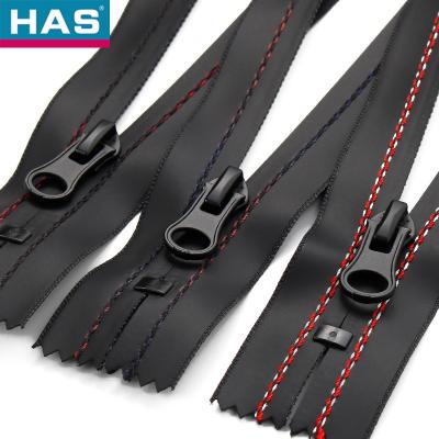 China Waterproof Nylon Zipper In Colorful Strips For Clothing And Style Te koop