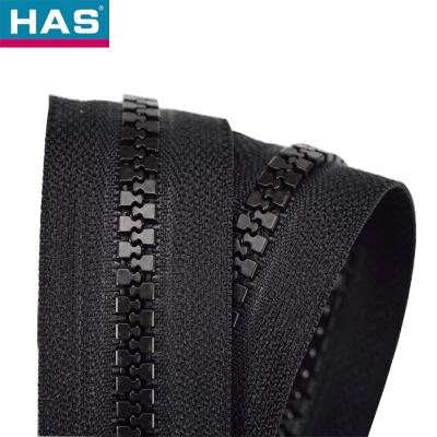 China #5 Hars Zelfsluitende Kunststof Ritssluiting Mode Open Ritssluiting Band Te koop