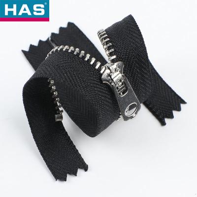 China #5 Aangepaste Roestvrijstalen Ritssluiting met Gesloten Einde en Y-Tanden voor Jeans Te koop