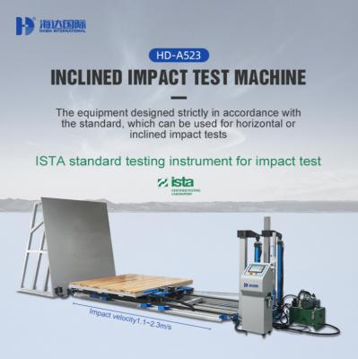 China Electronic Carton Package Testing Equipment , Box Incline Impact Test Machine for sale
