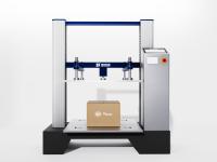 China LCD Display Box Compression Testing Machine With Windows 7 Control System Package Testing Equipment for sale