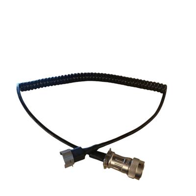 China Haulotte 4000421360 Control Box Cable Spiral Curly Cable Coil Cord Assembly For Haulotte Optimum 8 for sale