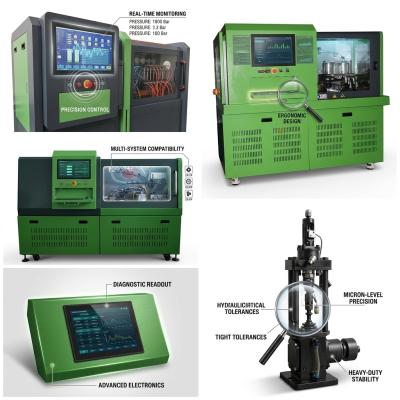China CRB-E3000 Common Rail Pump Test Bench with 2500 Bar Max Pressure, 0-4000 rpm Speed Range, and 70% Energy Feedback Efficiency for sale