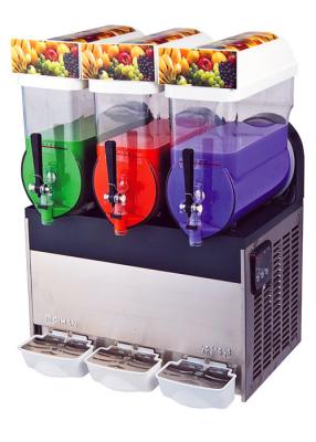 China Three Tanks Slush Puppy Machine Magnetic Drive Type For Restaurant Beverage for sale