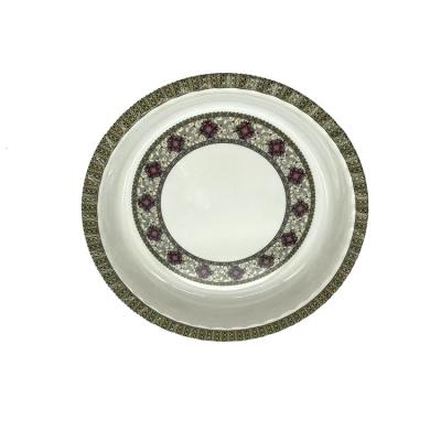 China Non Toxic Durable Melamine Dinner Plates Seamless Unbreakable for sale