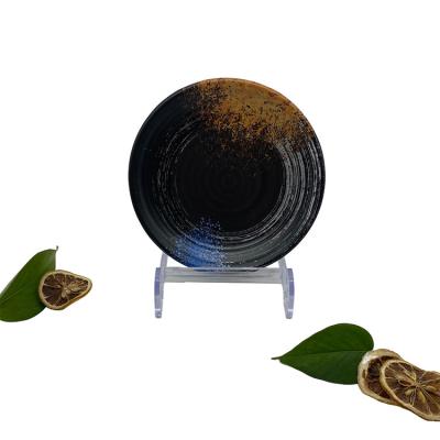 China Van het Dinerplaten van de stijl Koreaanse Melamine het Restaurant Vlotte Ronde Vorm Te koop