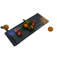 China Unique Melamine Dinner Plates Restaurant Rectangle Anti Scratch for sale