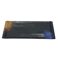 China Unique Melamine Dinner Plates Restaurant Rectangle Anti Scratch for sale