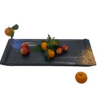 China Unique Melamine Dinner Plates Restaurant Rectangle Anti Scratch for sale