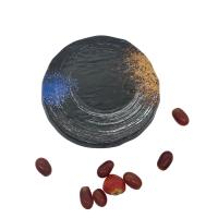 China Restaurant Personalised Melamine Round Plate Anti Scratch Galaxy Pattern for sale
