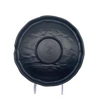 China Round 12 Inch Melamine Picnic Plates Dinnerware Galaxy Pattern for sale