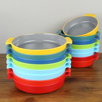 Cina Scratch Resistant Double Color Melamine Dinner Plates Dishwasher Colorful Dinnerware in vendita