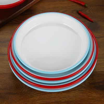 Cina Melamine Dinner Plates With/Without Pattern For Home Food Network Melamine Plates in vendita
