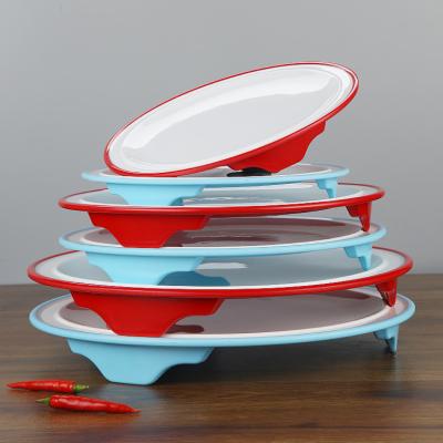 Cina Melamine Dinner Plates With/Without Pattern For Home Food Network Melamine Plates in vendita