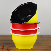 China China Melamine  Plastic Plates with/without Pattern in Double Color Plates for Restaurant for sale