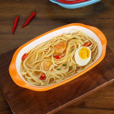 China China Melamine  Plastic Plates with/without Pattern in Double Color Plates for Restaurant à venda