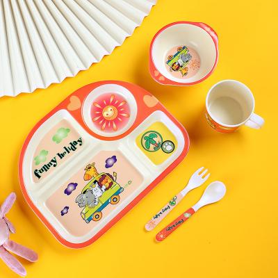 Cina Lead Free Melamine Dinnerware Sets Child Tableware Sets Toxic Free Safe in vendita