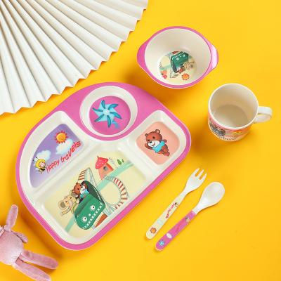 Cina Lead Free Melamine Dinnerware Sets Child Tableware Sets Toxic Free Safe in vendita