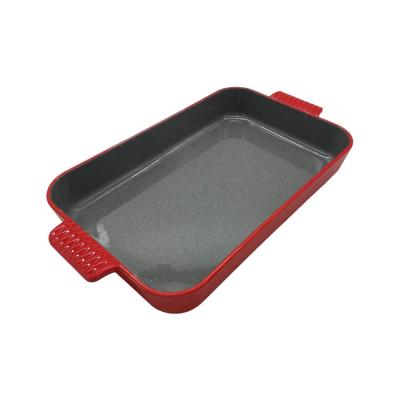 Cina Piatto quadrato di aragoste piatto da pranzo piatto di grande capacità con due orecchie pentola di zuppa di melamina in vendita