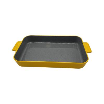 Cina Piatto quadrato di aragoste piatto da pranzo piatto di grande capacità con due orecchie pentola di zuppa di melamina in vendita