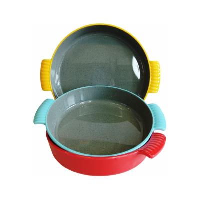 Cina Factory Wholesale A5-A8 Food Grade 10.6 Inch Casserole Reusable Melamine With Ears Casserole Dishes in vendita