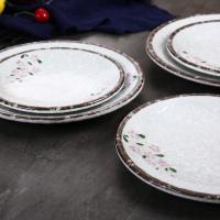China Hotel Quality and Long-lasting Durability Melamine Dinner Plates for sale