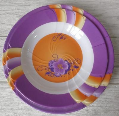中国 Easy to Clean and Maintain Melamine Salad Plate - Customizable 販売のため