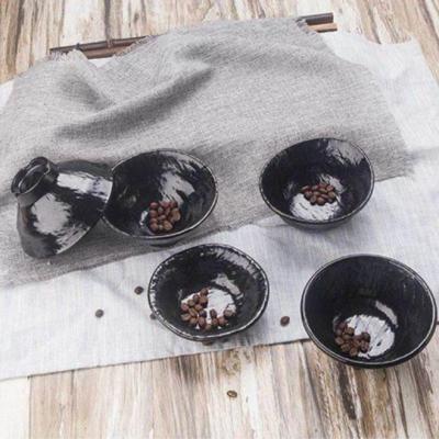 Cina Dishwasher Safe Black Melamine Soup Bowl With Durable Construction in vendita