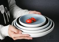 China Unbreakable Melamine Dinner Plates Stackable Yes For Long-Lasting for sale