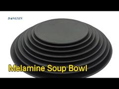 Matte Black Melamine Soup Bowl Salad 7 Inch Imitation Porcelain