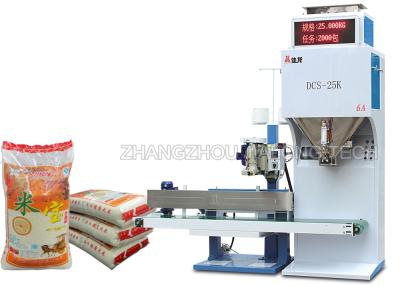 Cina Impacchettatrice automatizzata 25kg del riso della farina con il doppio saltatore di pesatura in vendita
