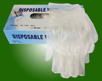 China clear viny gloves medical vinyl gloves Disposable exam vinyl gloves with CE and ISO for sale