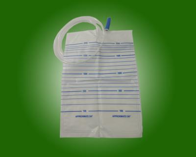 China Hospital Use Kinds Of Medical Grade PVC Drainage Urine Bags Without outlet Valve with CE and ISO for sale