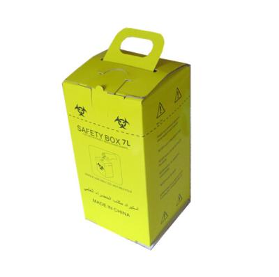 China Safety box for disposal of used syringes and needles, 7 liters 03 for sale