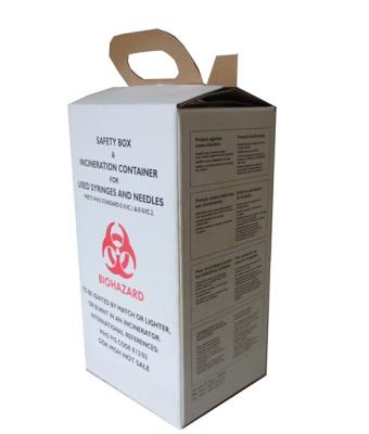 China Safety box for disposal of used syringes and needles, 5 liters 04 for sale