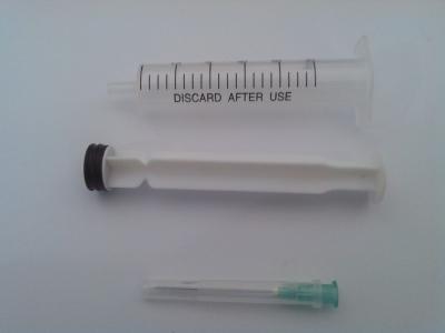 China 10ml with needle Three Parts Medical Disposable Syringe in PE or blister bagwith CE ISO for single use for sale