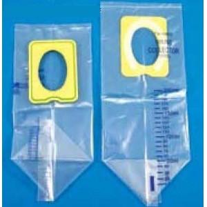 China 100/200ml  Hospital Use Kinds Of Medical Grade PVC Drainage Padiatric Urine Bag with CE and ISO for sale