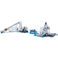 Quality 500 - 2000kg/H Single Screw Extruder Manufacturers / Plastic Flake Pelletizing for sale