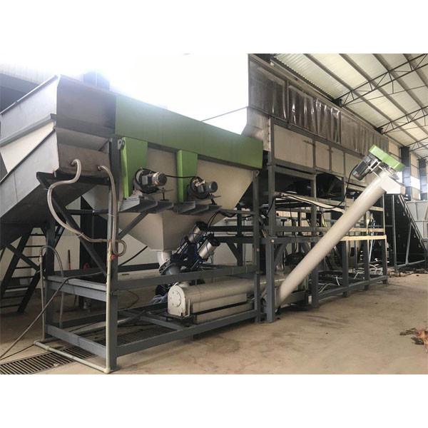Quality 2000kg/S Plastic Film Washing Machine Grad 95 / 98 Ldpe Film Recycling Line for sale