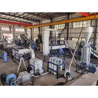 Quality Streamlined PET Bottle Washing Line 490kw Industrial Plastic Recycling Machine for sale