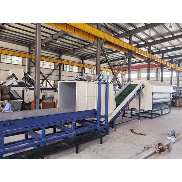 Quality Streamlined PET Bottle Washing Line 490kw Industrial Plastic Recycling Machine for sale