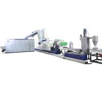 Quality PP PE Film Pelletizing Line with 1000kg per hour Capacity and Horizontal for sale