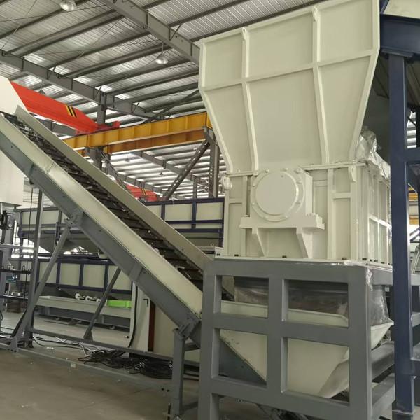 Quality Plastic Grinding Machine PP / PE Films Pre Shredder Machine PP Woven Bags for sale
