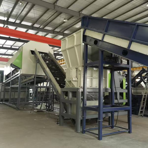Quality Plastic Grinding Machine PP / PE Films Pre Shredder Machine PP Woven Bags for sale