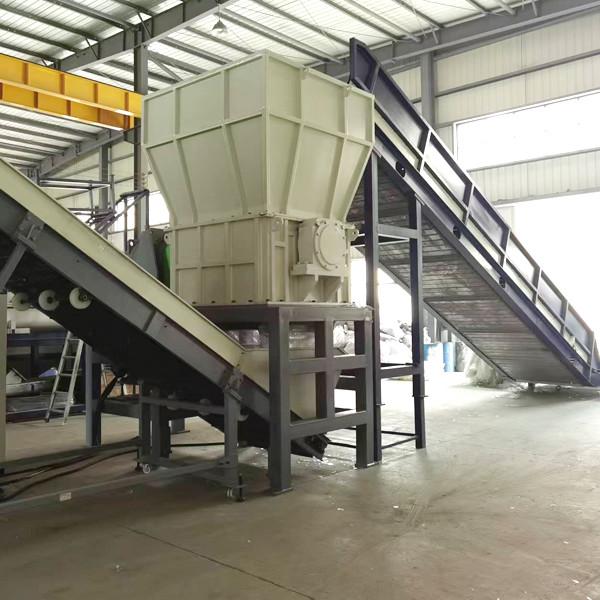 Quality Plastic Grinding Machine PP / PE Films Pre Shredder Machine PP Woven Bags for sale