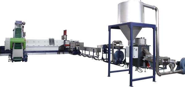 Quality Double Stage Single Screw Extruder Automatic PE Film Washing System Electrical for sale