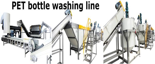 Quality Automatic PET Bottle Washing Line Stainless Steel Pet Bottle Crushing Machine for sale