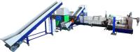 Quality Vertical Single Screw Extruder Customized PP Woven Bag Recycling Machinery 250kg for sale