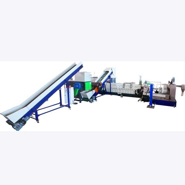 Quality Two Stage Pelletizing Machine PP / PE Film Recycling Line ML Pelletizing Machine for sale