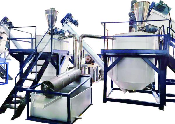 Quality PP HDPE Plastic Washing Recycling Machine / Milk Bottle Recycling Washing Machines for sale
